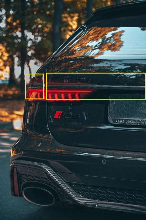 RS6 / RS6 GT - C8 (4K) / REAR TRIM - 3 PARTS • Auto Tuning Alulanta